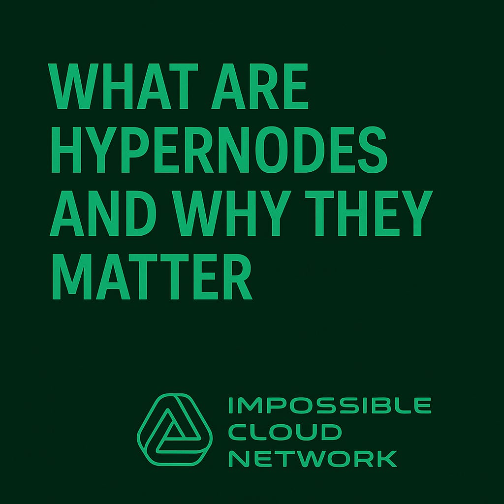 Inside ICN’s HyperNodes: The Backbone of a Decentralized Cloud | by Habeeb Lawal | Medium
