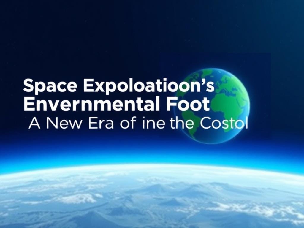 Space Exploration’s Environmental Footprint: A New Era of ...
