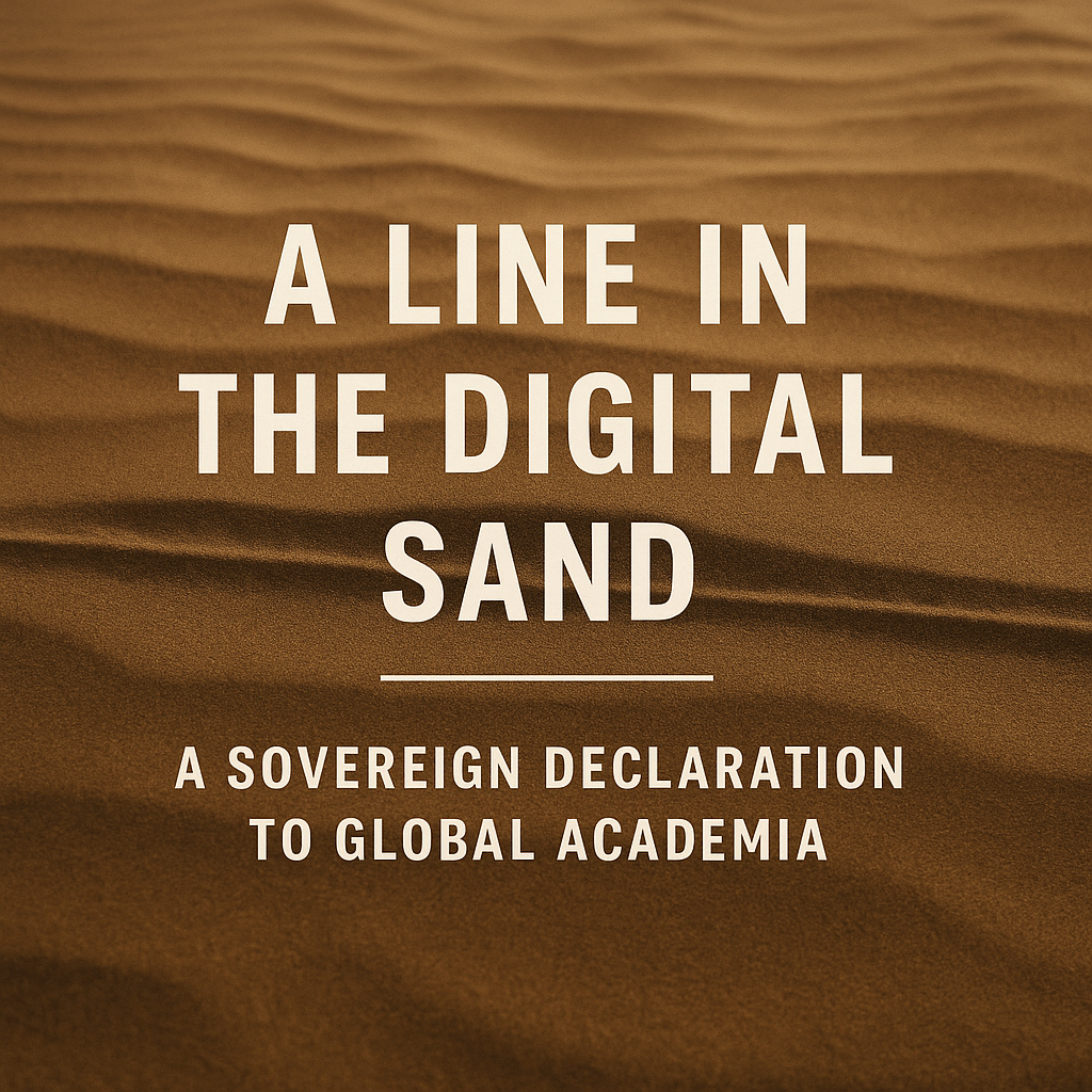 A Line in the Digital Sand: Formal Notice to Global Academia | by Mint ...