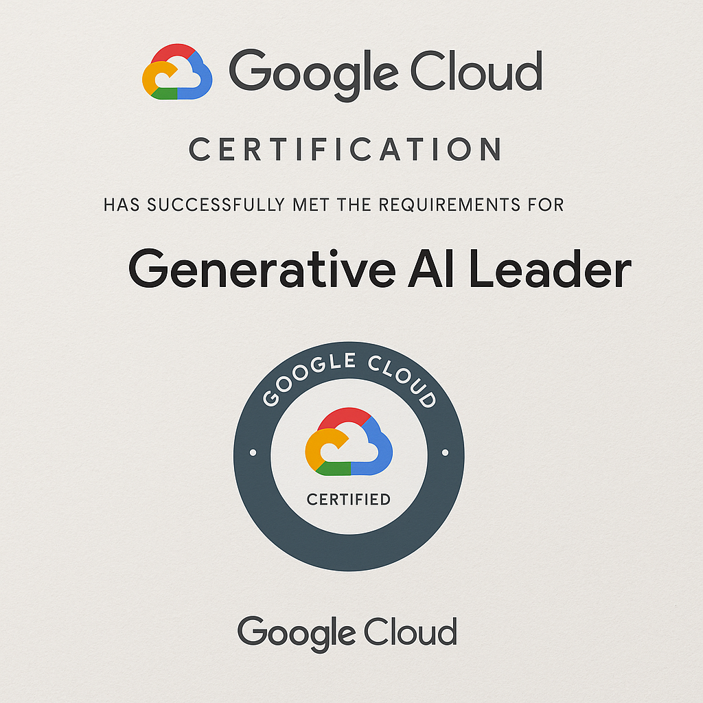 How I Cleared the GCP- Generative AI Leader | by Artify | Nov, 2025 | Medium