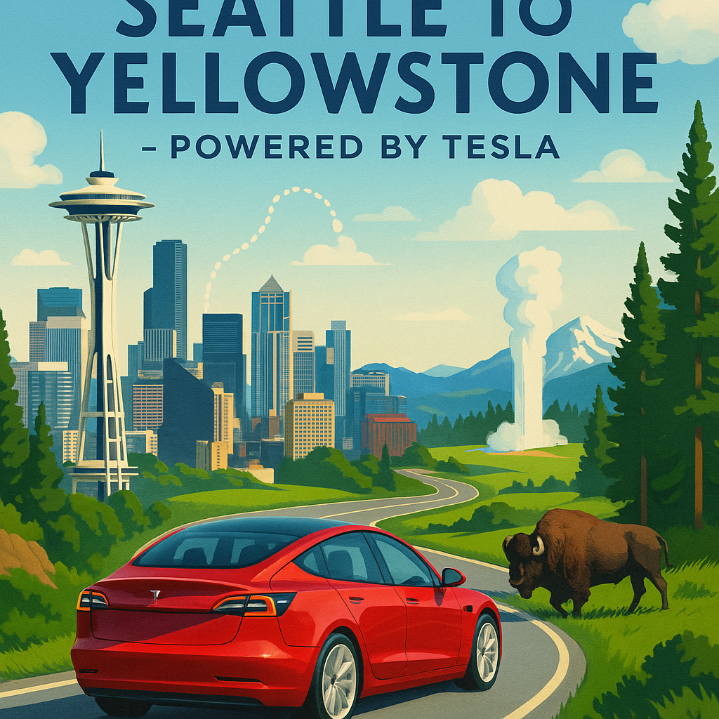 ⚡ The Ultimate Yellowstone Tesla Road Trip from Seattle: A long Weekend ...