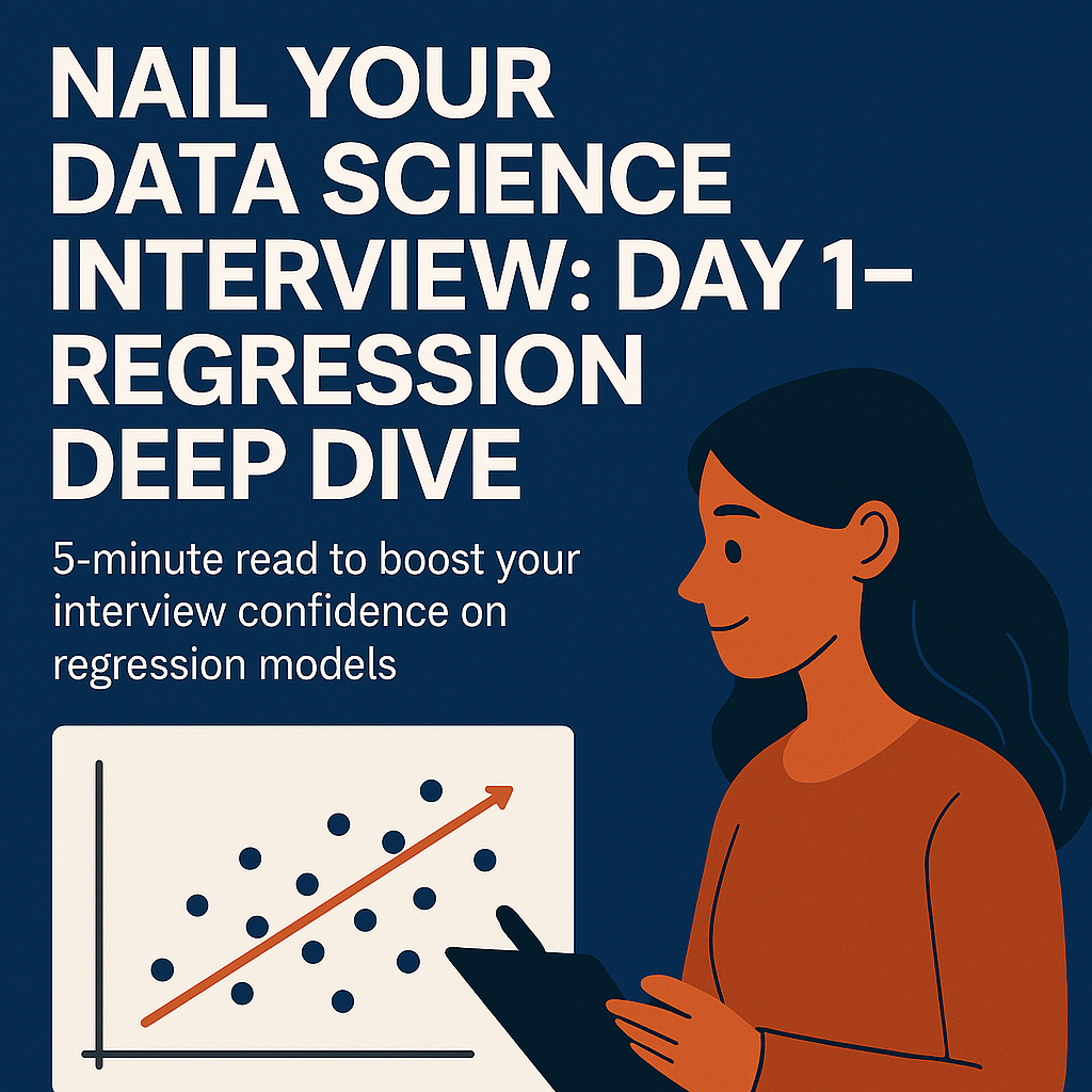 Nail Your Data Science Interview: Day 1 — Regression Deep Dive | by ...