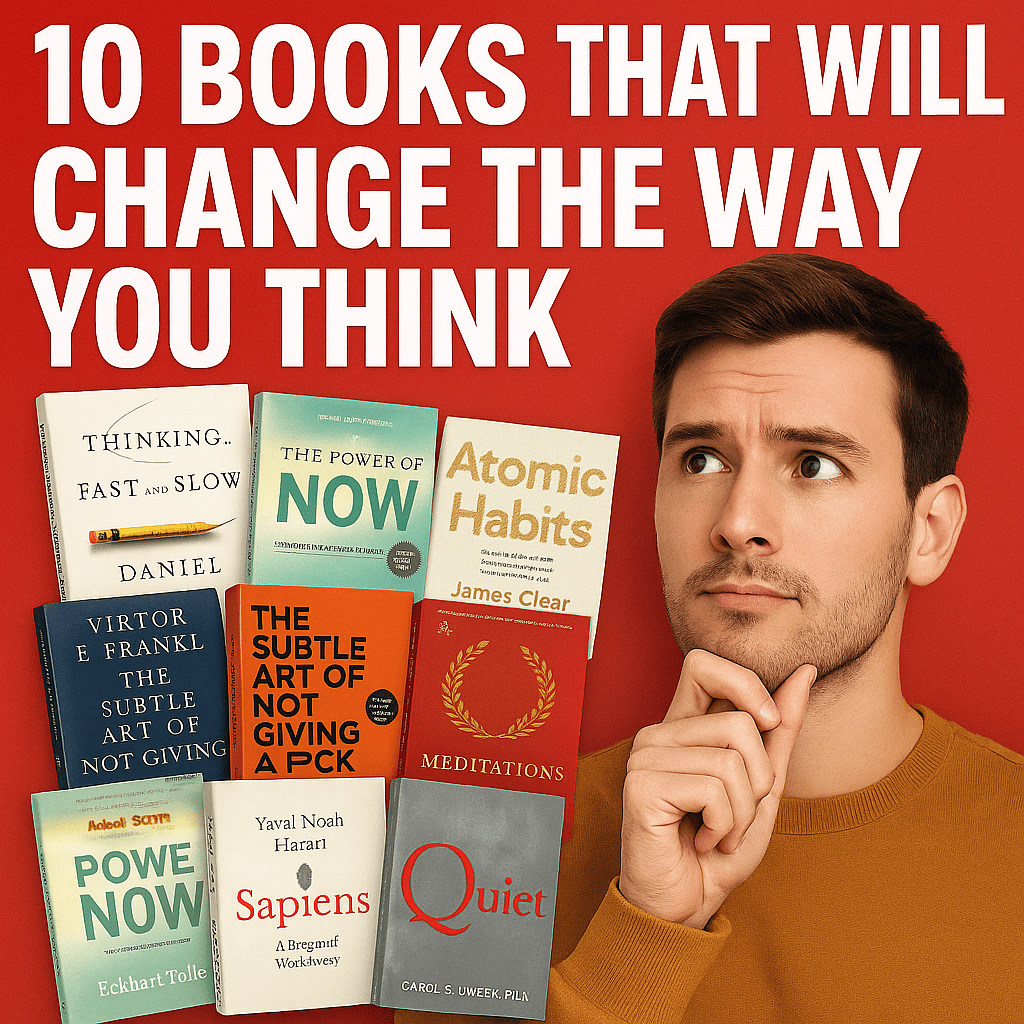 10 Books That Will Change the Way You Think | by Yatin | Write A ...