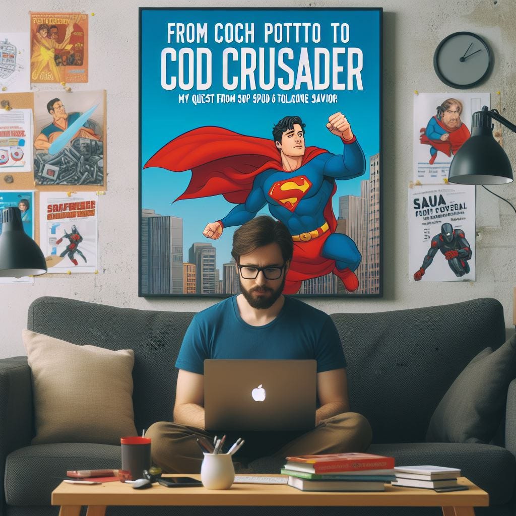 From Couch Potato to Code Crusader: My Quest from Sofa Spud to Silicone Savior | by Emmanuel ...