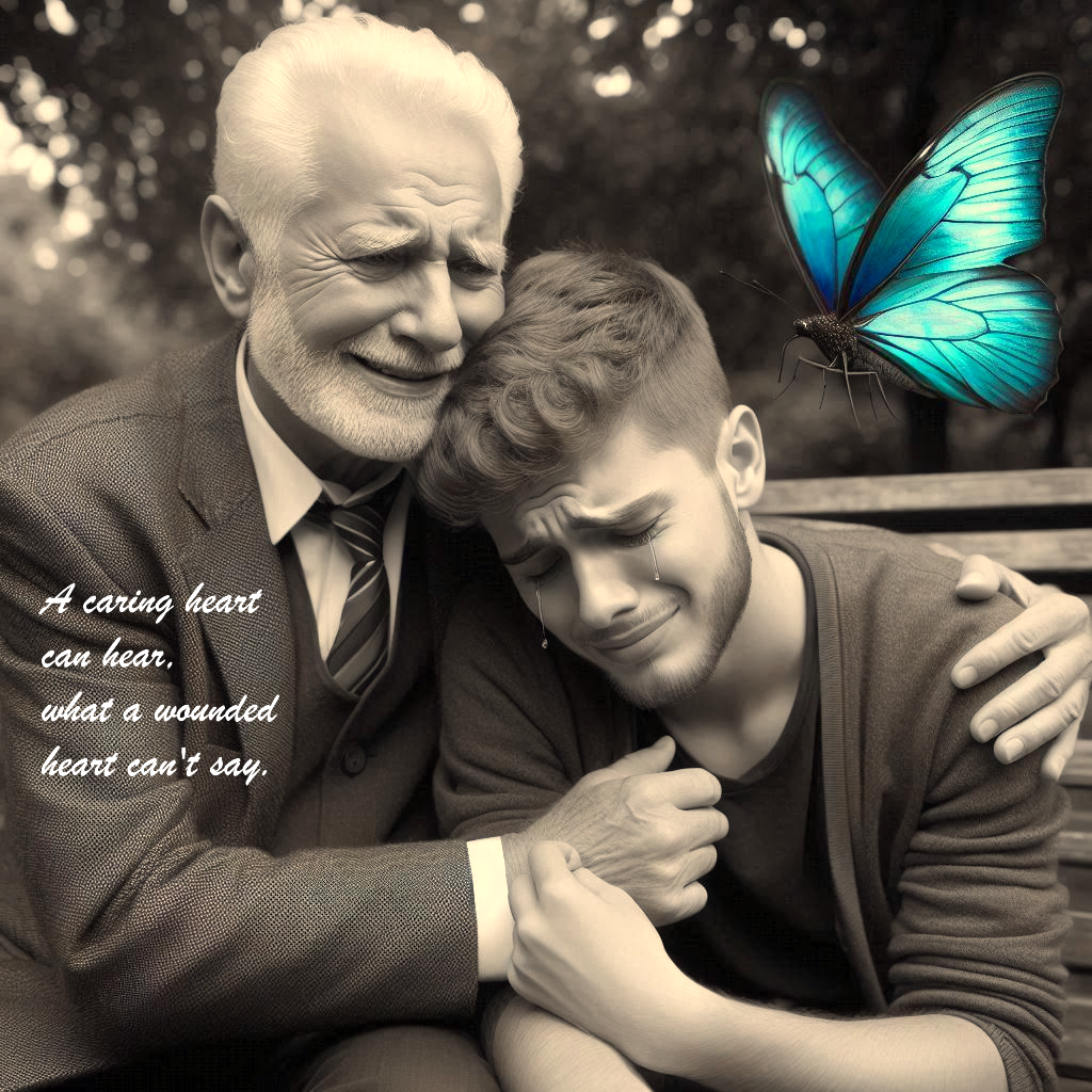 A Caring Heart Can Hear. What a Wounded Heart Cannot Say | by Johnnie ...