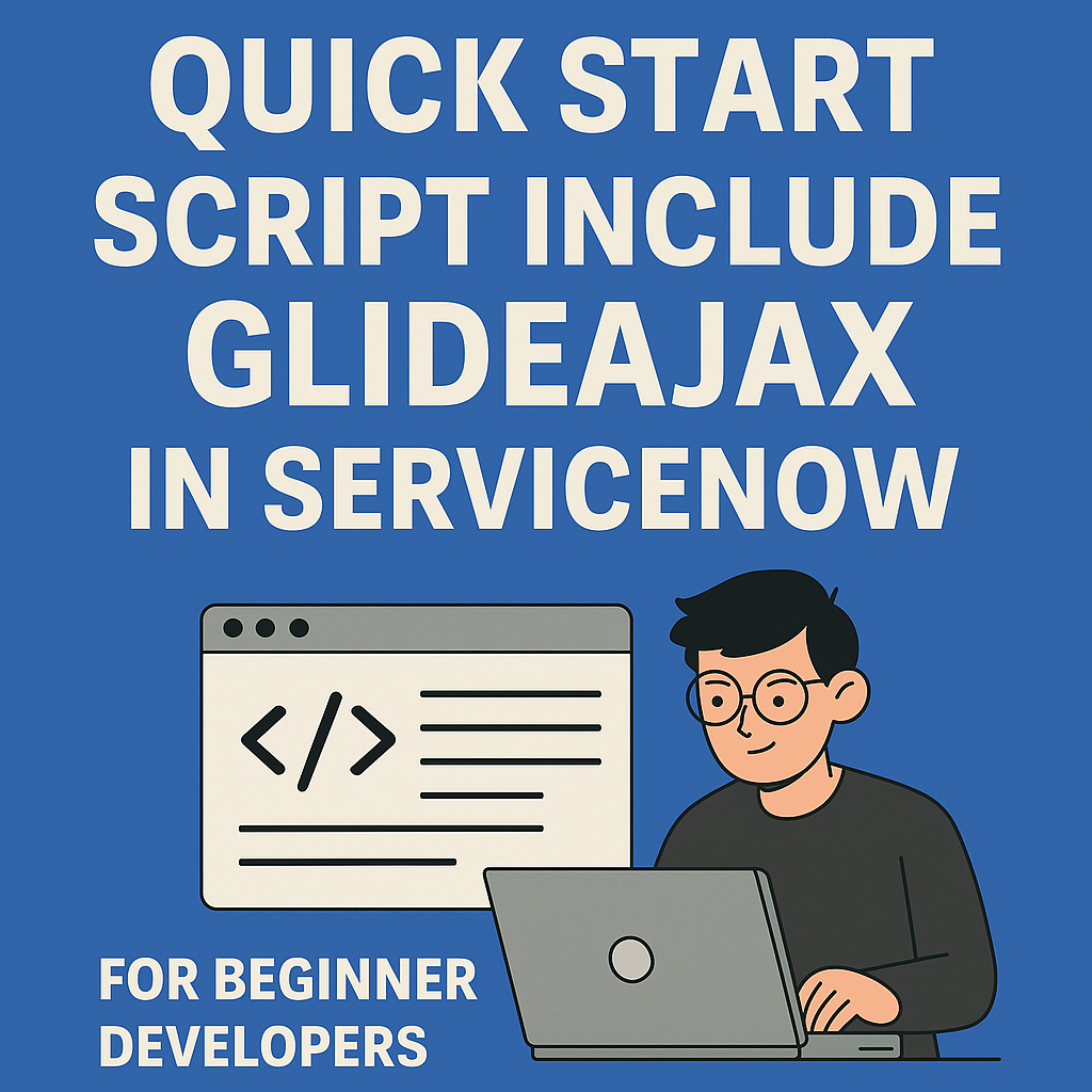 Quick Start with Script Include and GlideAjax in ServiceNow: A Developer’s Launchpad | by Bill ...