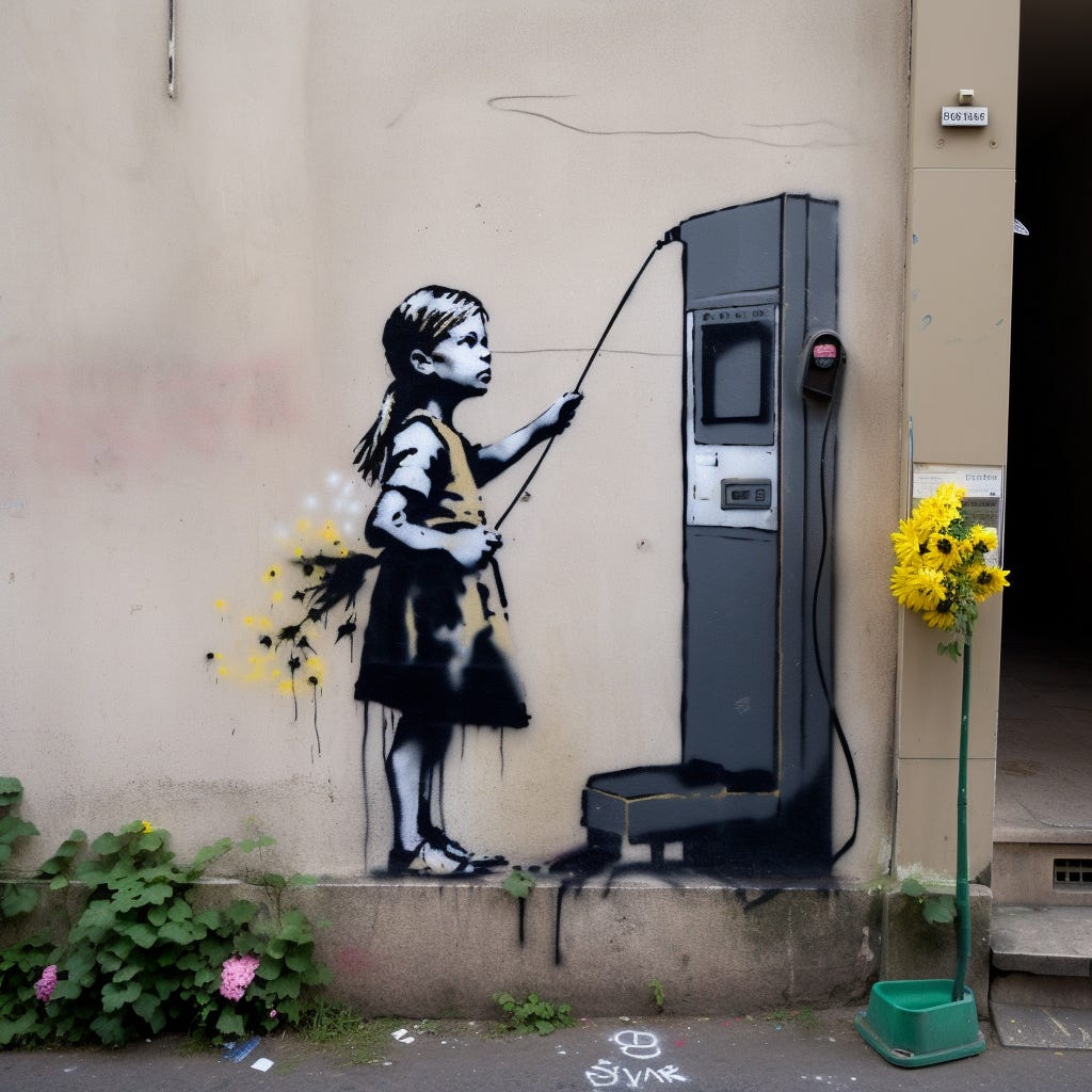 How A.I. Art Creation Tools Will Put Banksy Out of Work | by Damen ...