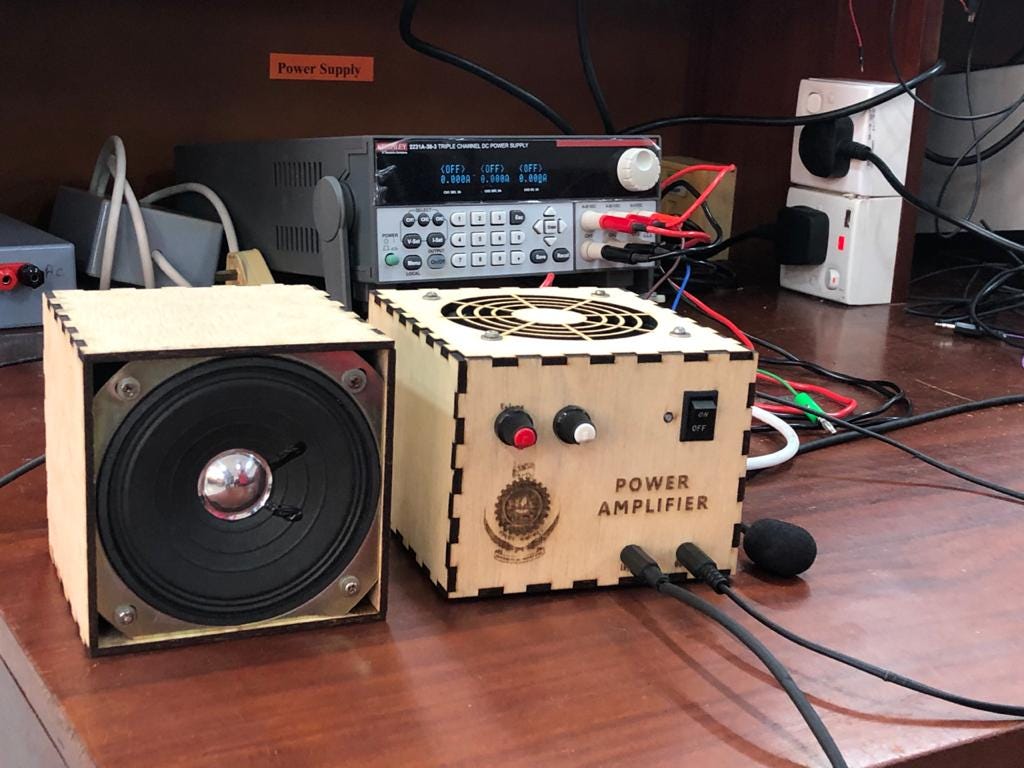 Audio Amplifier from Discrete Electronic Components | Overview | by ...