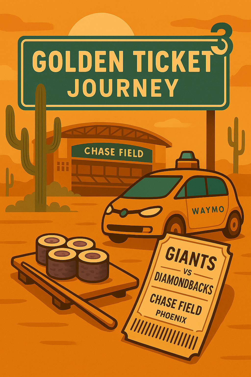 Melted Miles and Missed Drops: Golden Ticket Stop #3, Chase Field | by ...