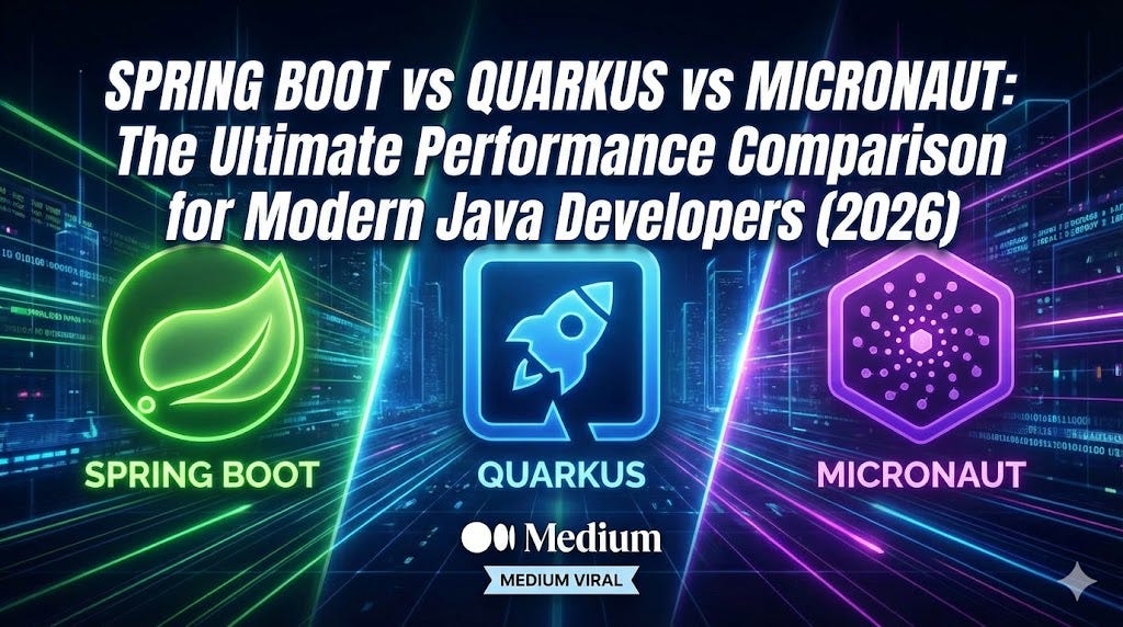Spring Boot vs Quarkus vs Micronaut: The Ultimate Performance Comparison for Modern Java ...