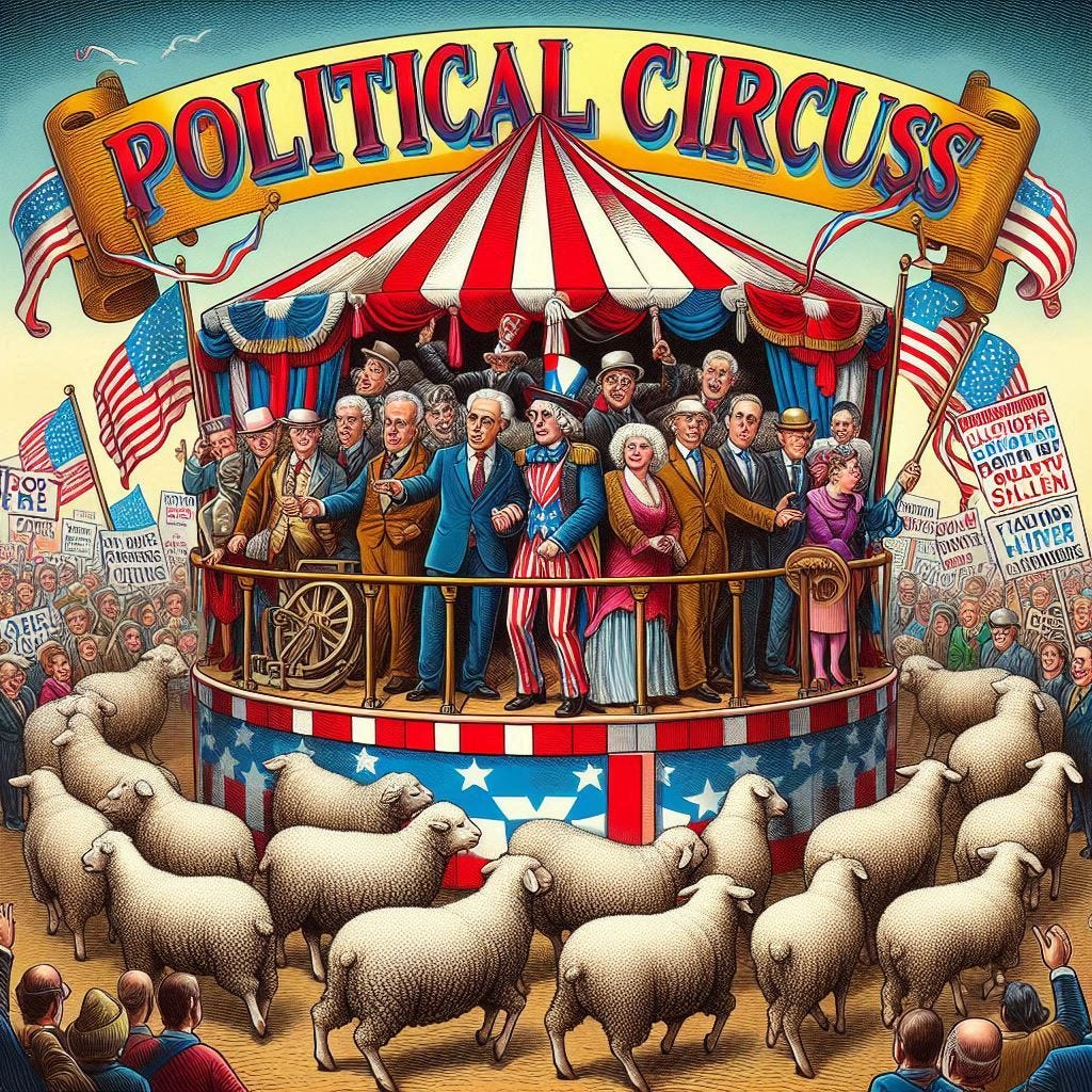 A Nutty Political Circus: Examining the Cast | by Garrett B. Matty | Medium