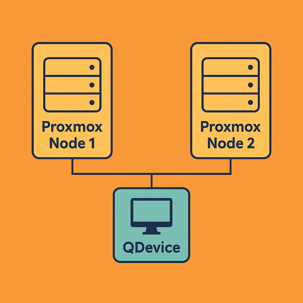 Strengthening a Two-Node Proxmox Cluster with a QDevice | by Otniel | Medium