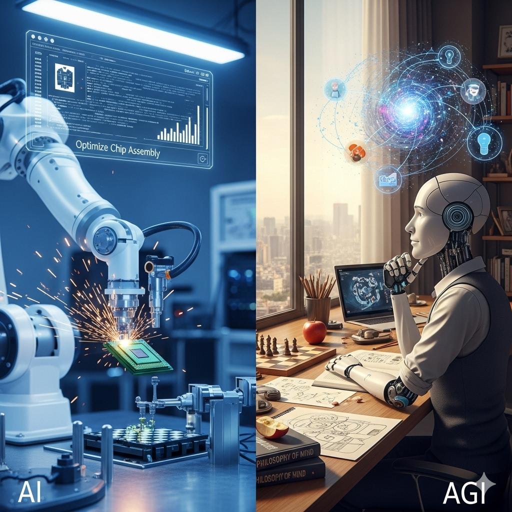 AI : AGI vs AI. What’s the Difference? Understanding… | by Shankar ...