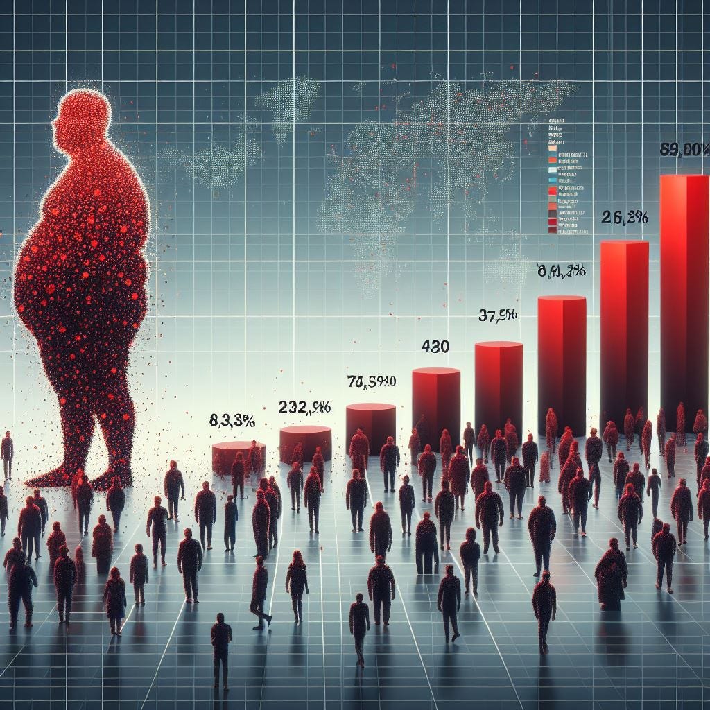 There Are Now 1 Billion Obese Humans | by Jared A. Brock | Surviving ...