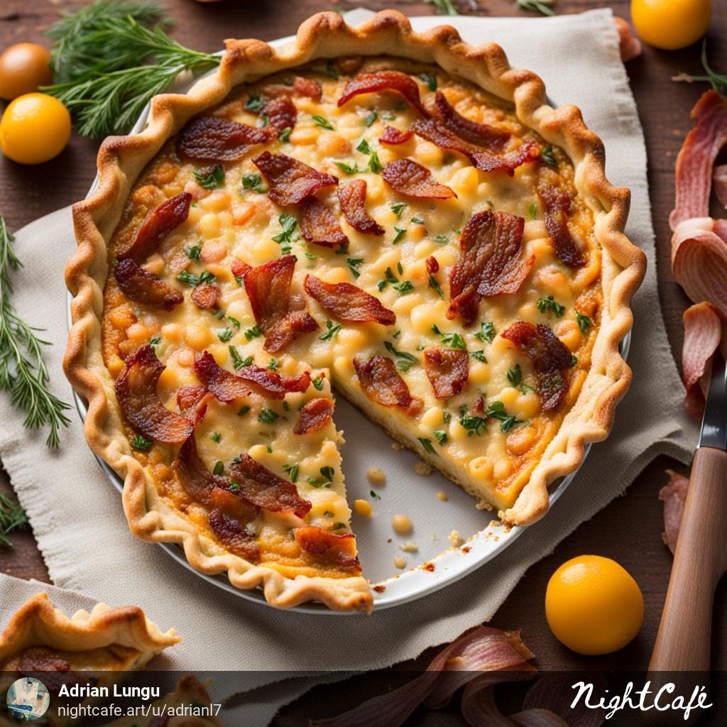Caramelized Onion and Bacon Quiche Recipe | by Adrian Lungu | Medium