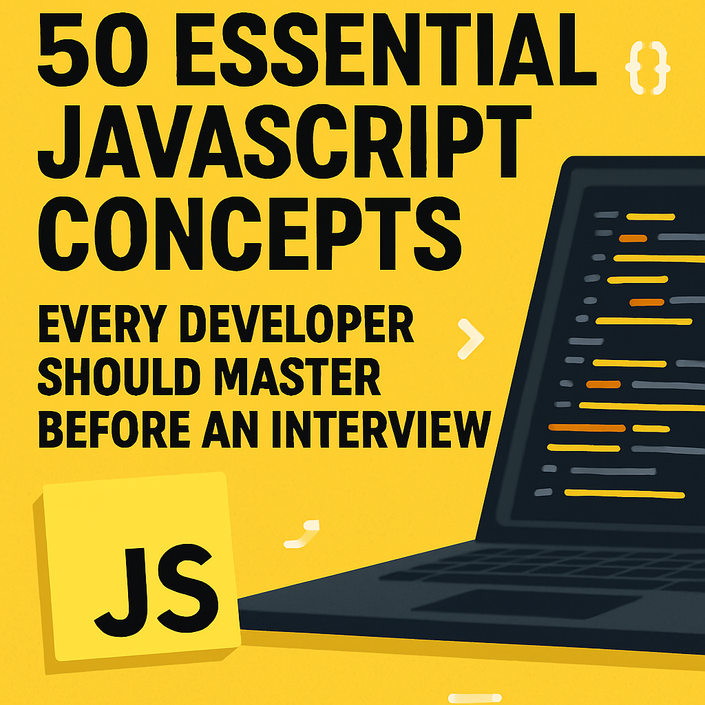 10 Essential JavaScript Concepts Every Developer Should Master Before an Interview | by Raj Jani ...