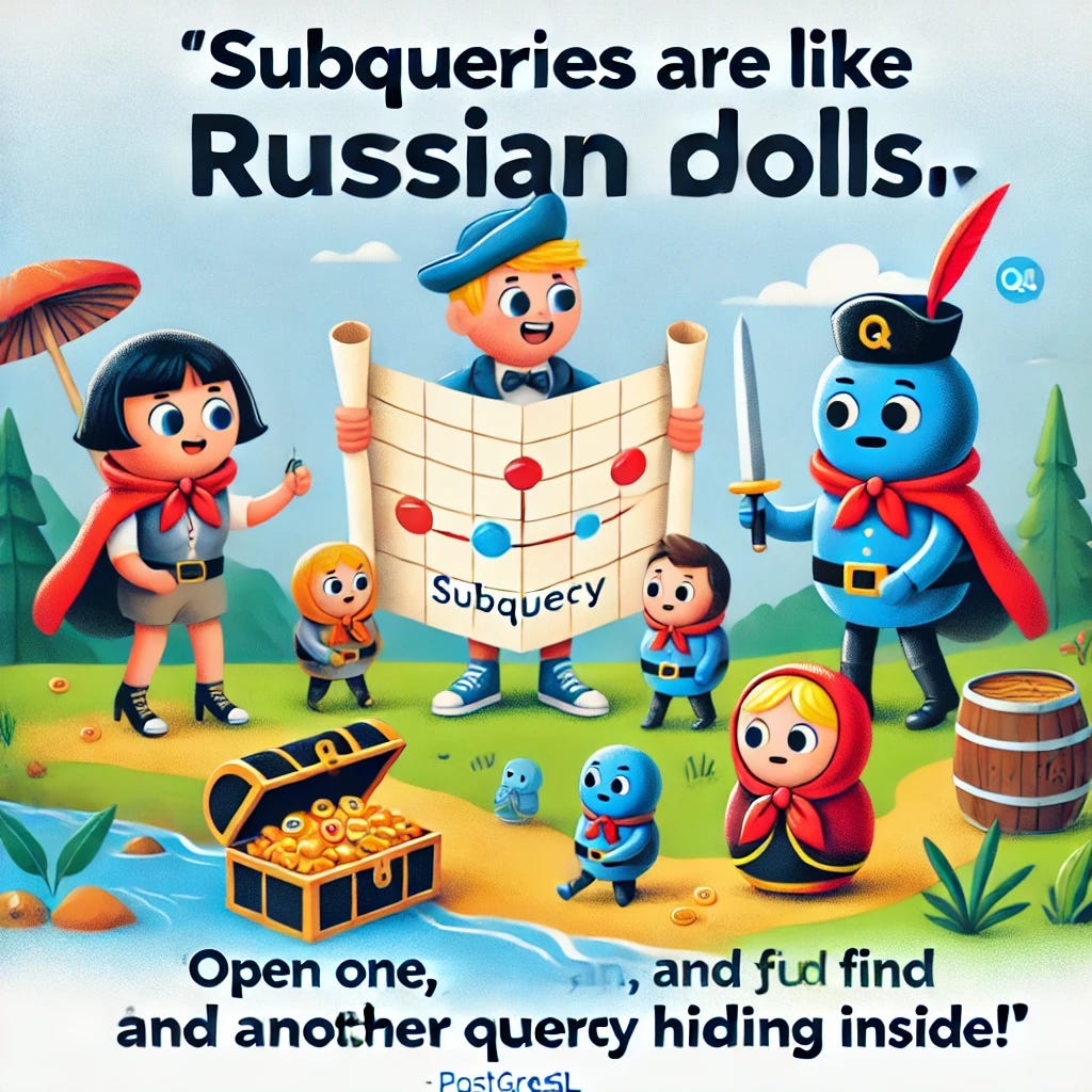 Postgresql 030 Subqueries The Nested Adventure By M Business Solutions Dev Genius