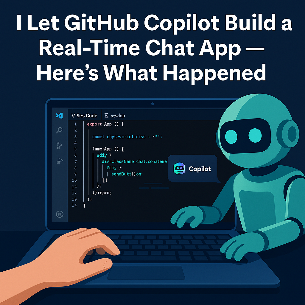 I Let GitHub Copilot Build a Real-Time Chat App in VS Code — And the Results Surprised Me | by ...