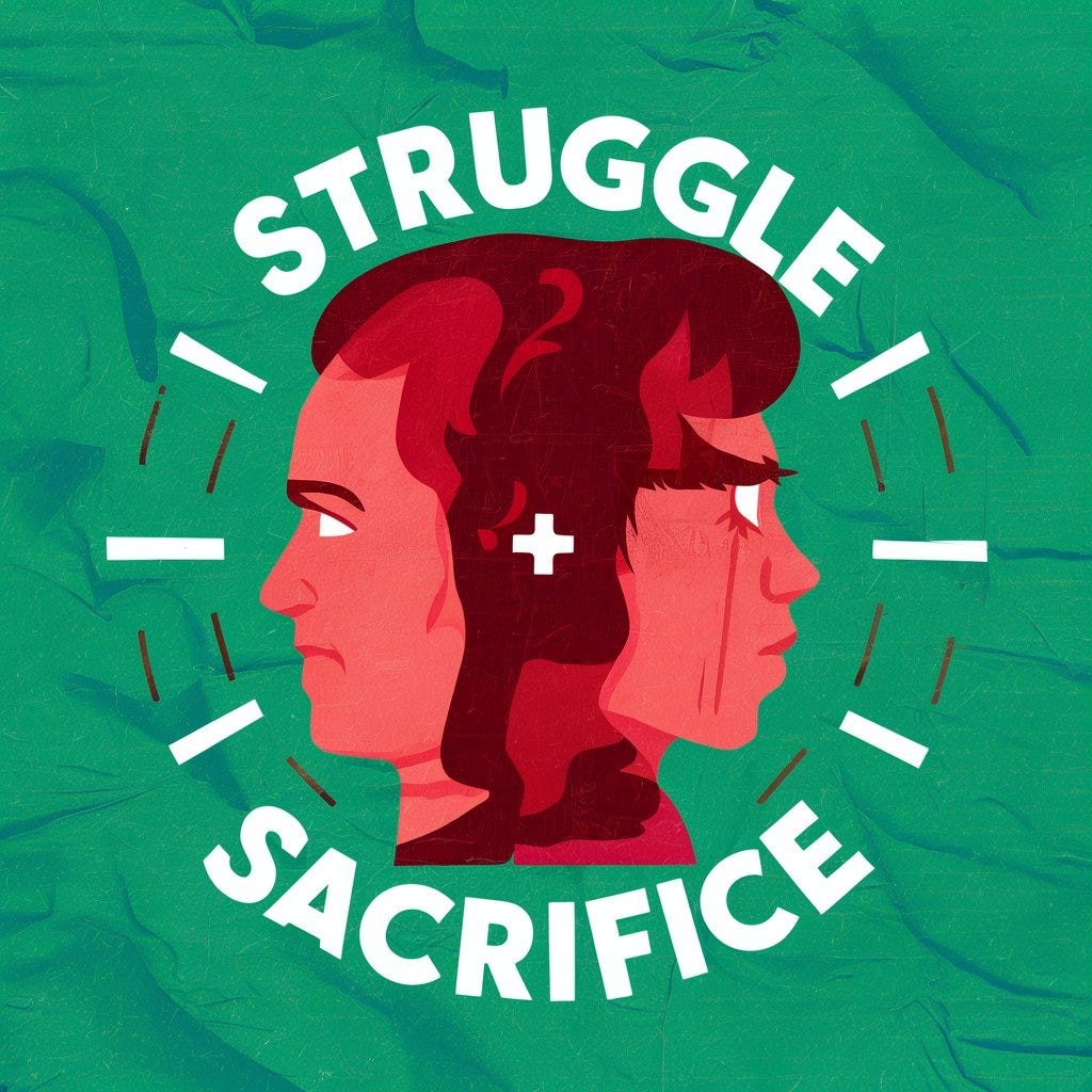 Struggle now. Enjoy later!. Why don’t we just take the struggle… | by ...