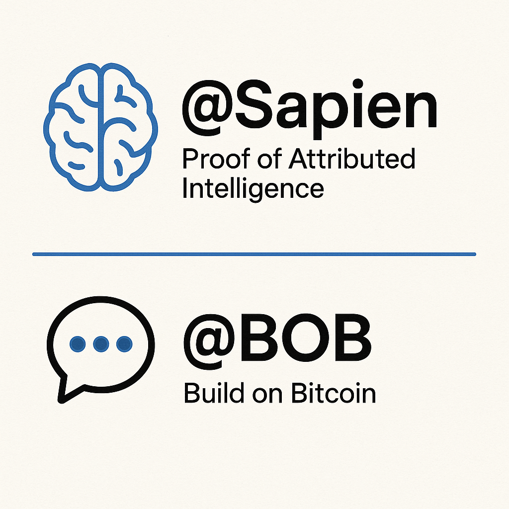 🧠 @Sapien x 💬 @BOB: The Future of AI Meets the Power of Open Dialogue ...