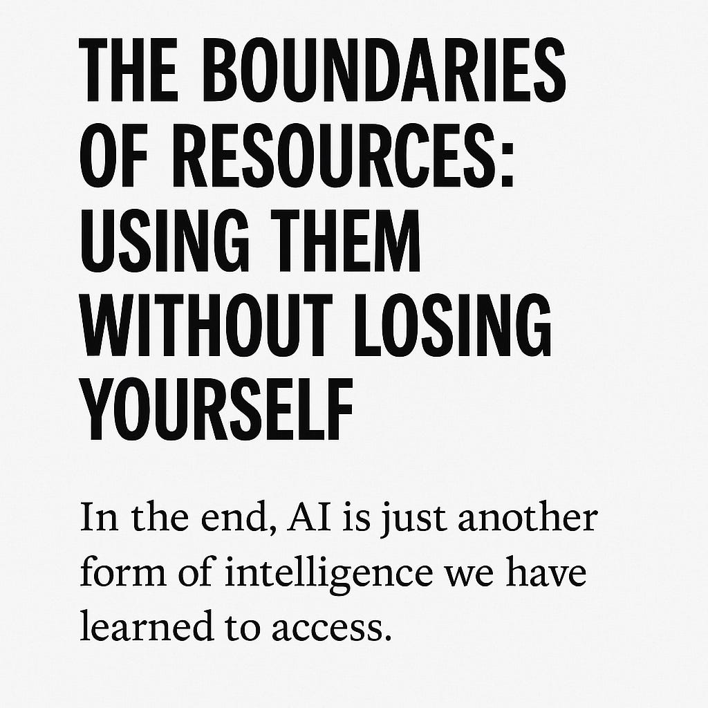 The Boundaries of Resources: Using Them Without Losing Yourself | by ...