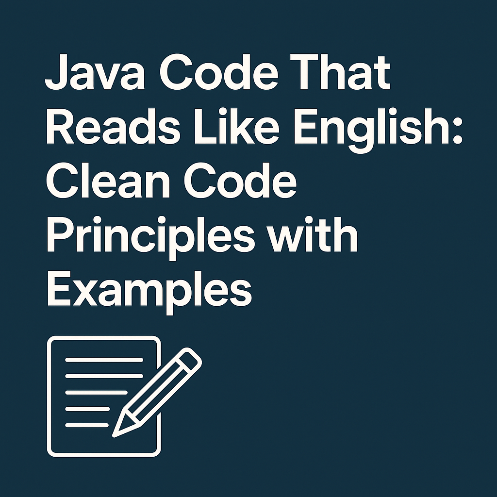 Mastering Clean Code Principles with Examples | by Madhan Kumar | Javarevisited | Jul, 2025 | Medium