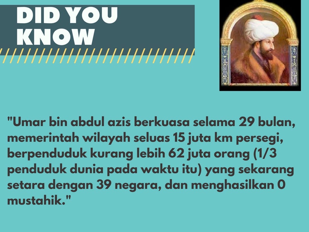 Mengupas kejayaan ekonomi Islam era Umar bin Abdul Aziz | by Thufeil Mt | Medium