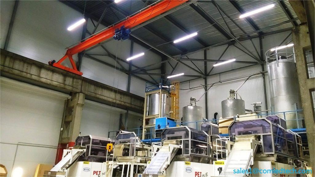 Application of emergency sensor linear lighting in factory - COMLED ...
