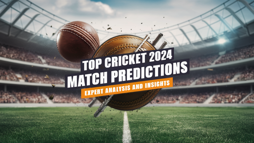 Top Cricket 2024 Match Predictions: Expert Analysis and Insights | by ...