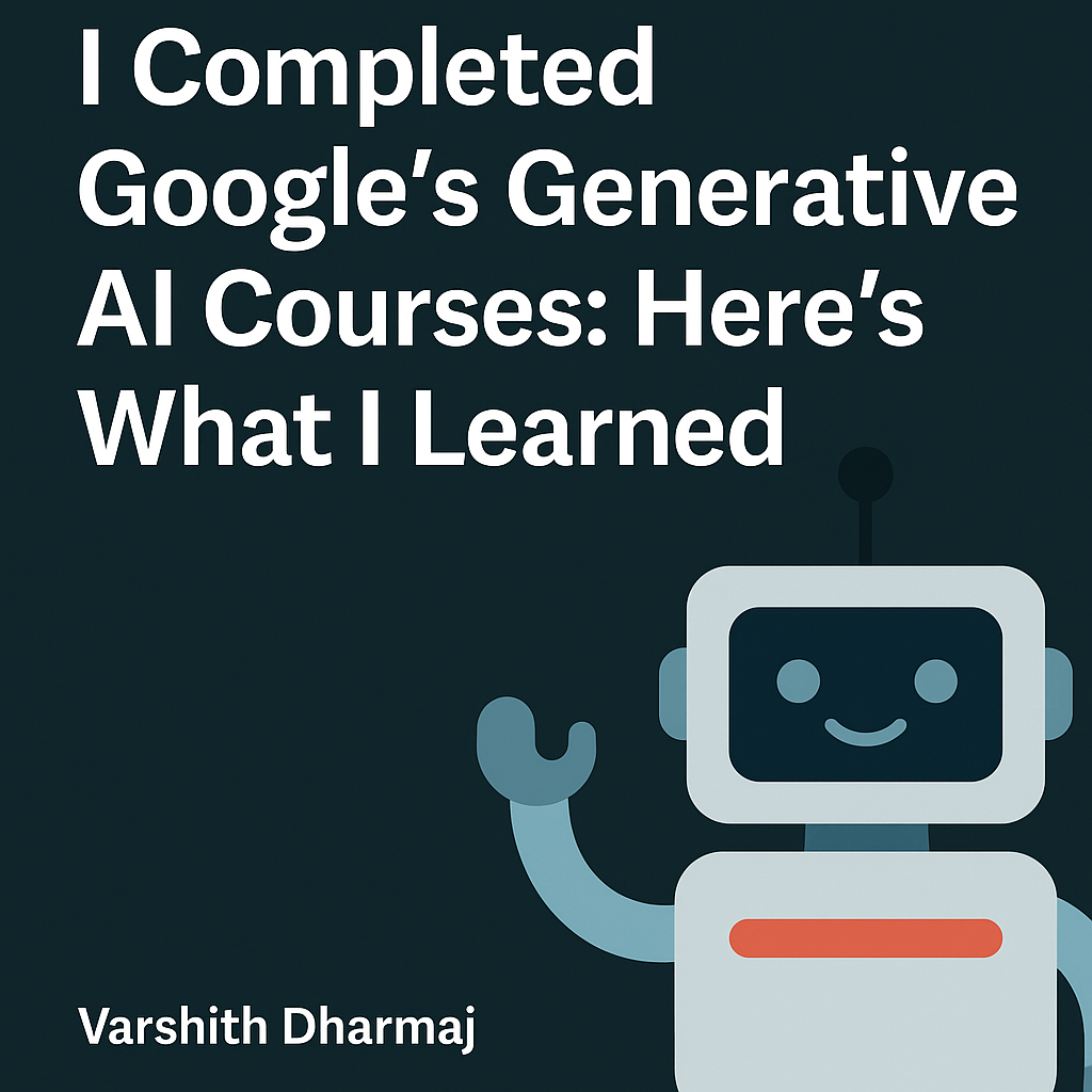 How I Built Real-World AI Projects with Google’s Gemini & Imagen: My GenAI Journey | by varshith ...