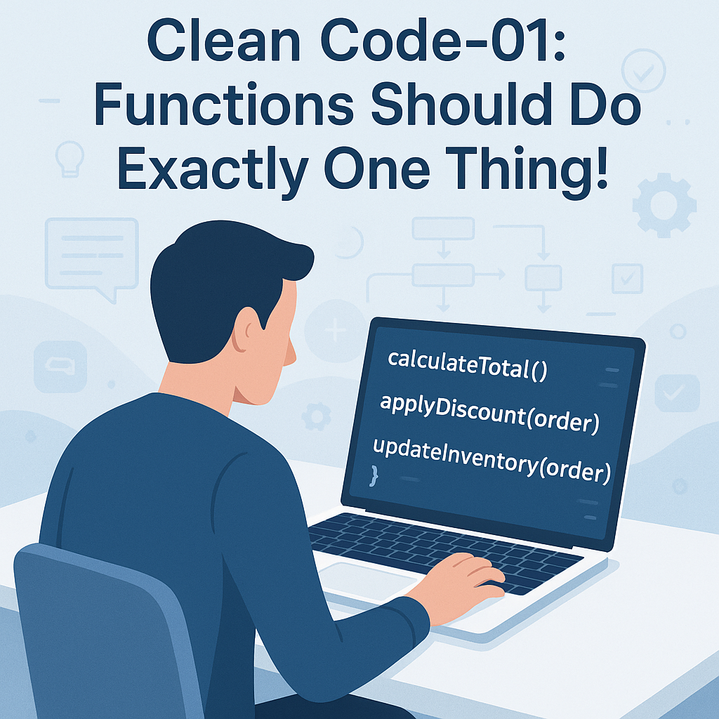 Clean Code-01: Functions Should Do Exactly One Thing! | by Md. Saddam Hossain | JavaScript in ...
