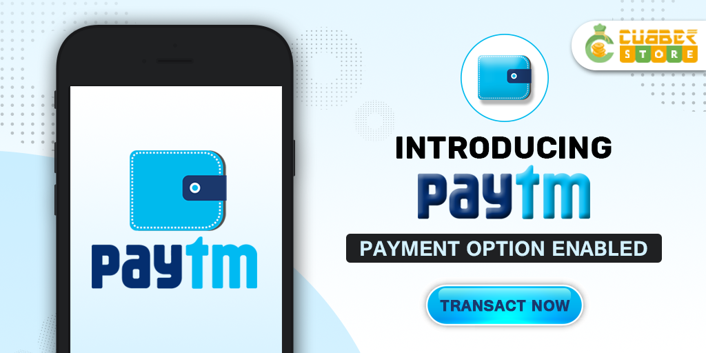 Paytm Payment Option Enabled at Cubber Store | by Cubber Store | Medium