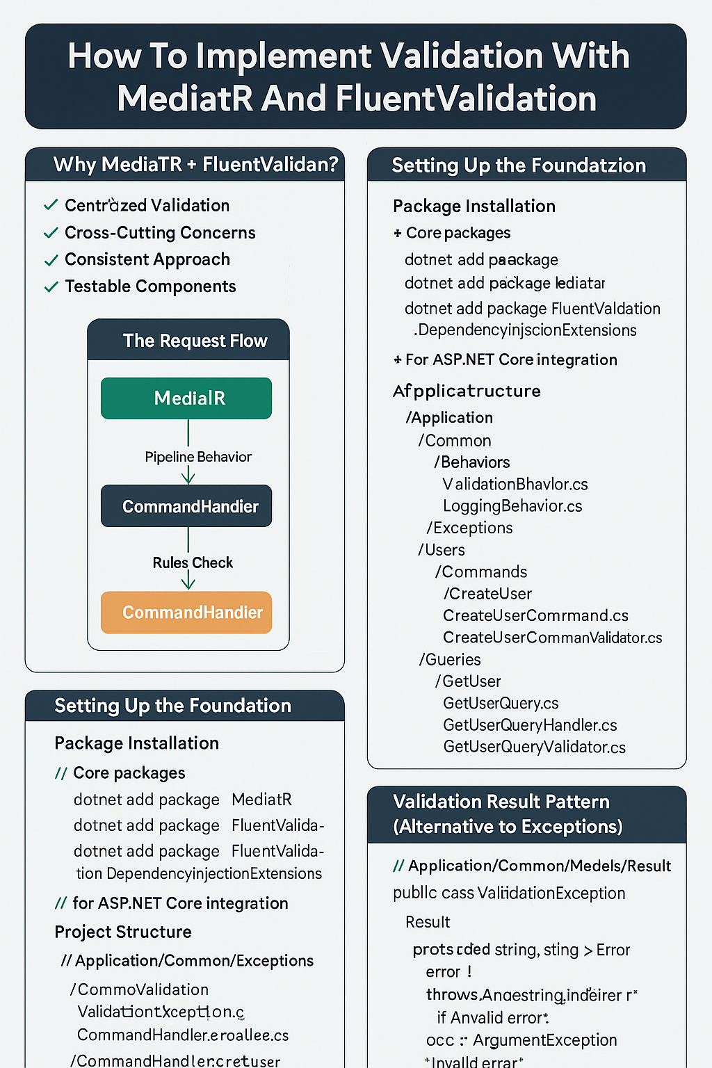 soHow To Implement Validation With MediatR And FluentValidation | by Michael Maurice | Aug, 2025 ...