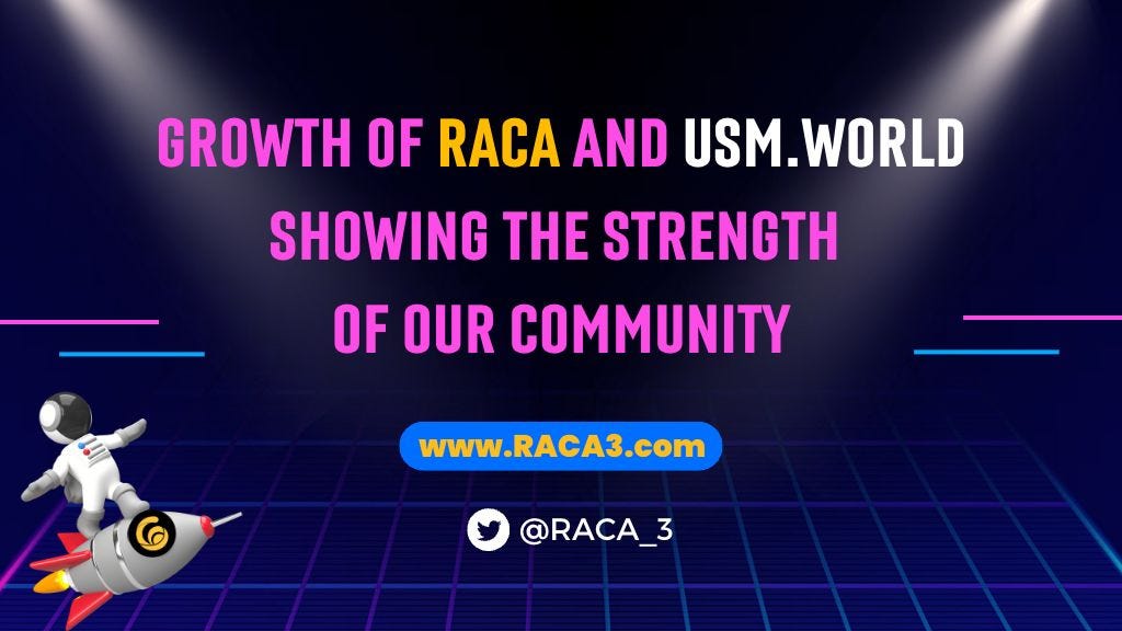 “🚀Epic Growth Alert: $RACA & USM.World on a Meteoric Rise in the ...