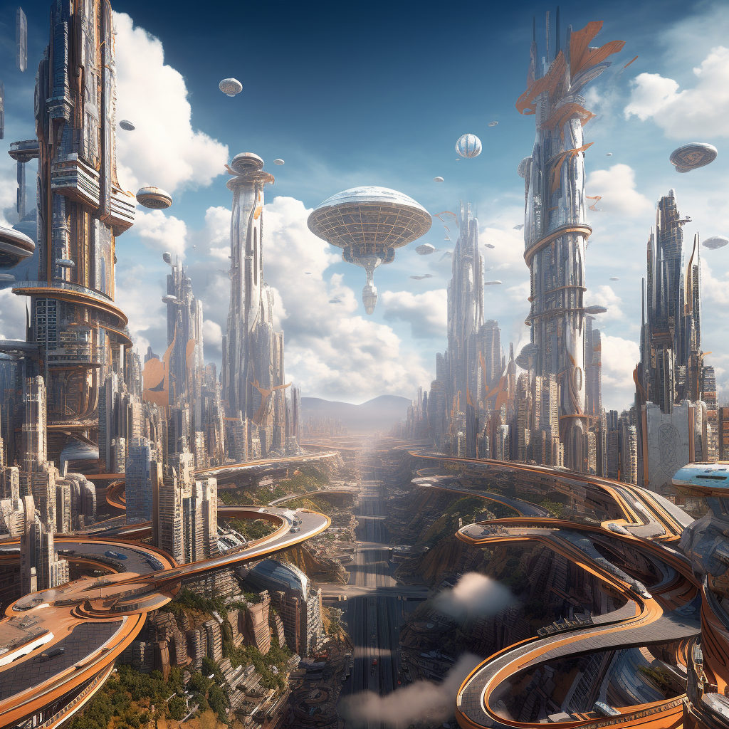 Future of Technology. Futuristic City | by Quantum Cryptography Limted ...