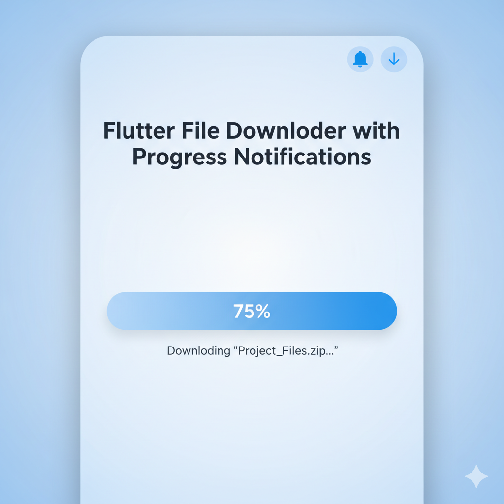 📥 Build a File Downloader with Progress Notifications in Flutter (Dio ...
