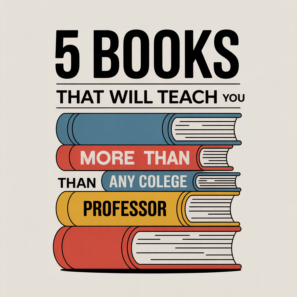 5 Books That Will Teach You More Than Any College Professor | by Osama ...