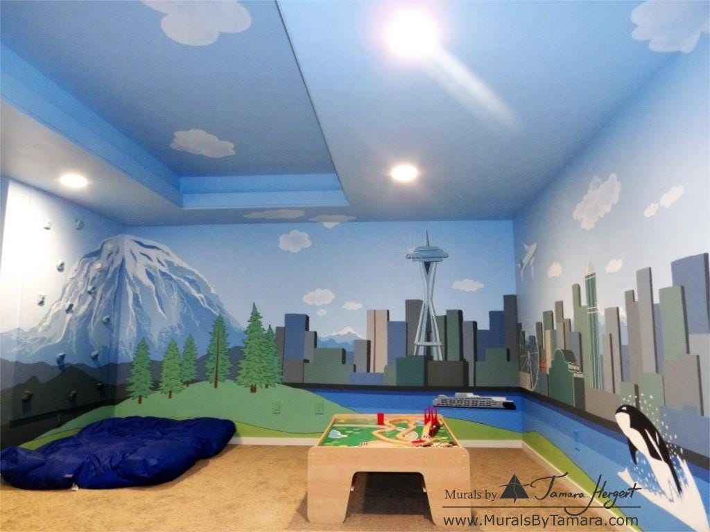 Creating a Perfect Kids’ Playroom Mural | by Argy Robert | Medium