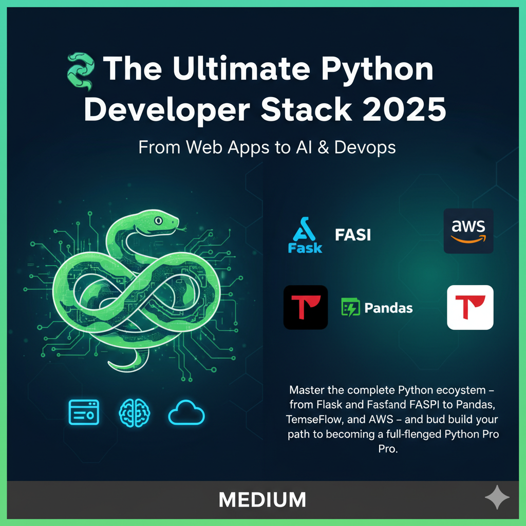 🐍 The Ultimate Python Developer Stack 2025 — From Web Apps to AI & DevOps | by Richa Gautam 🌷 ...