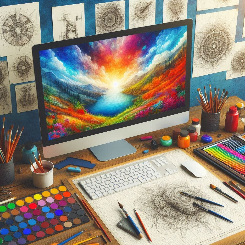 AI Generated Art: Combining Art and Technology Skills | by Mohamed El ...