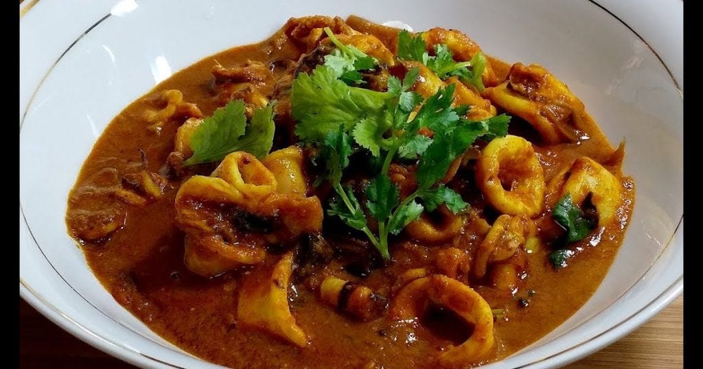 Calamari Curry Recipe. Calamari curry is a vibrant and… | by Ethan ...