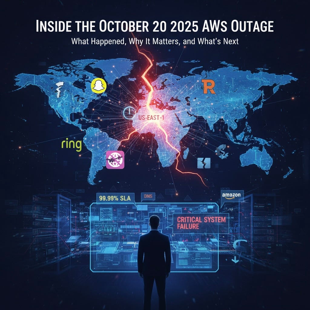 Inside the October 20 2025 AWS Outage: What Happened, Why It Matters ...