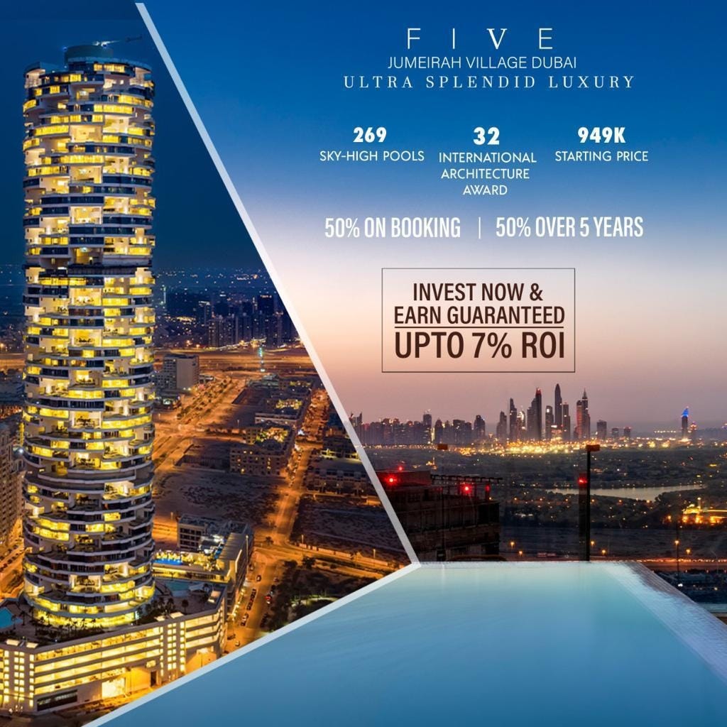 CratD2C Real Estate strikes the first DEAL in UAE with Five JVC ...