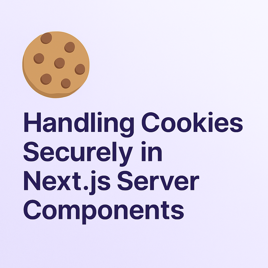 🍪 Handling Cookies Securely in Next.js Server Components | by Sikirurazak | Medium