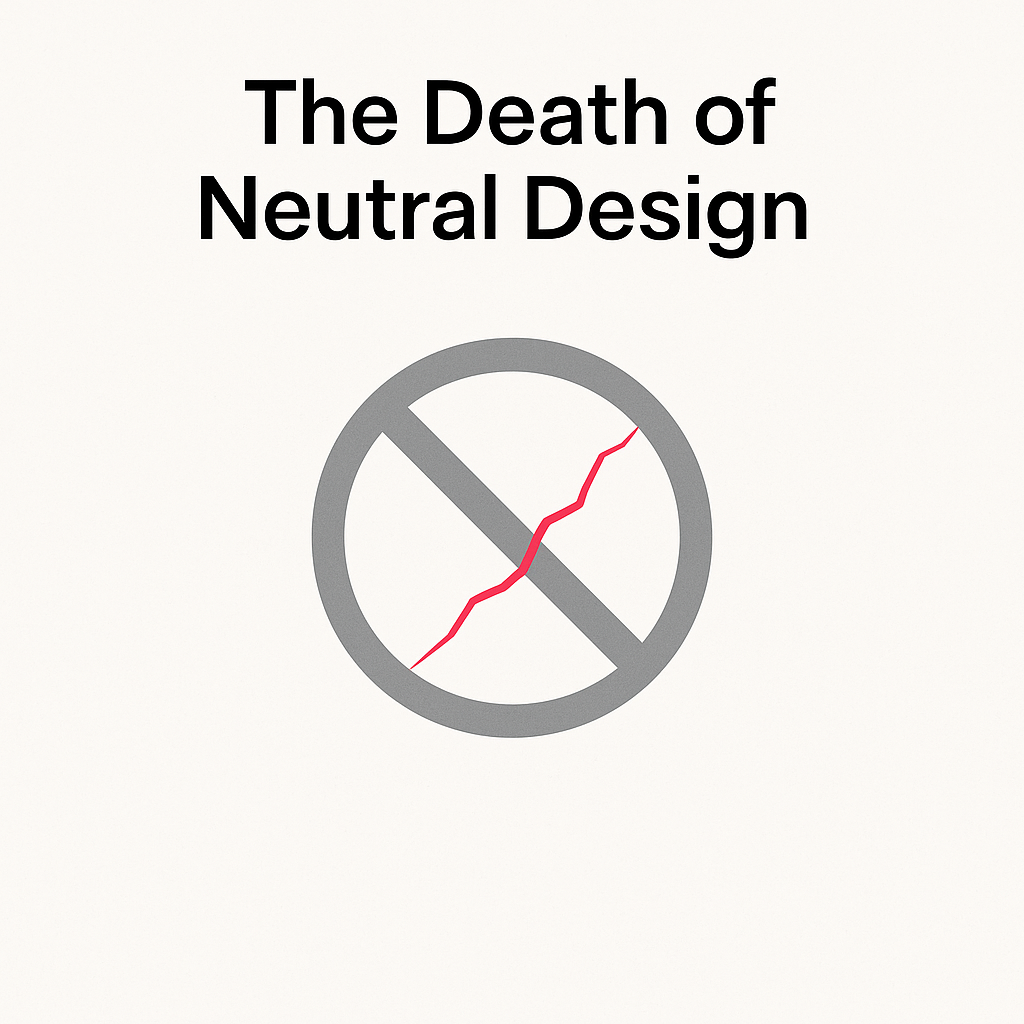 The Death of Neutral Design. Neutral is not safe. Neutral is… | by ...
