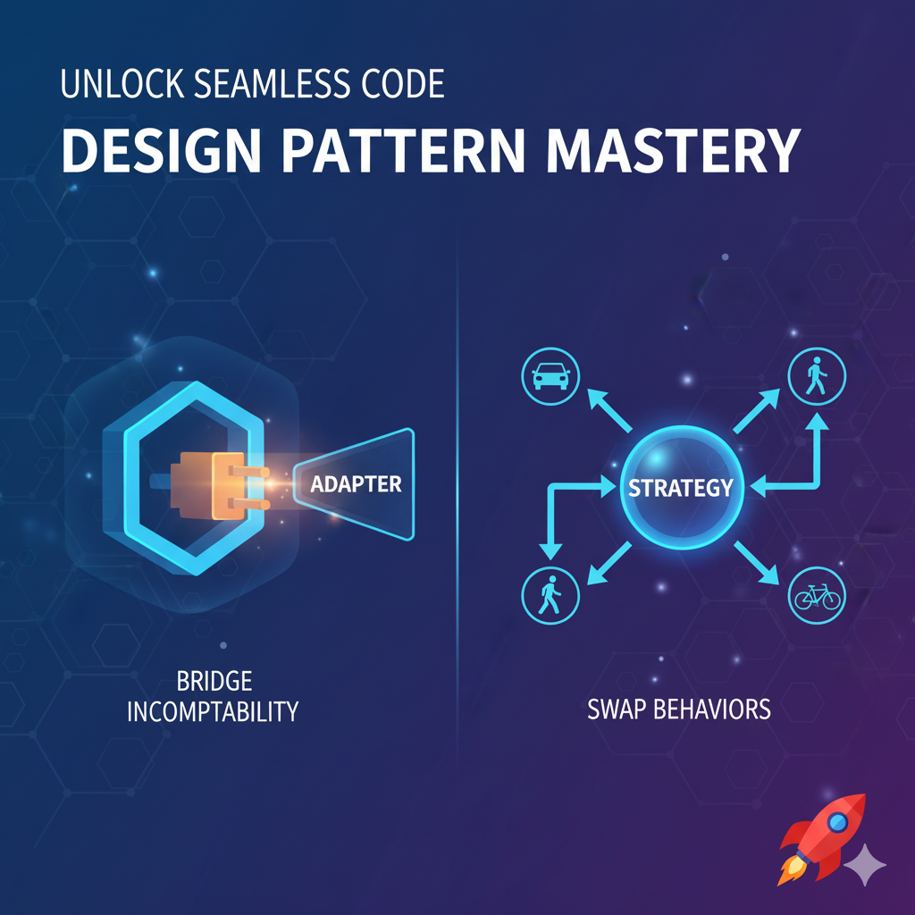 🧩 Mastering the Adapter and Strategy Design Patterns → Bridging the Gaps and Swapping Algorithms ...