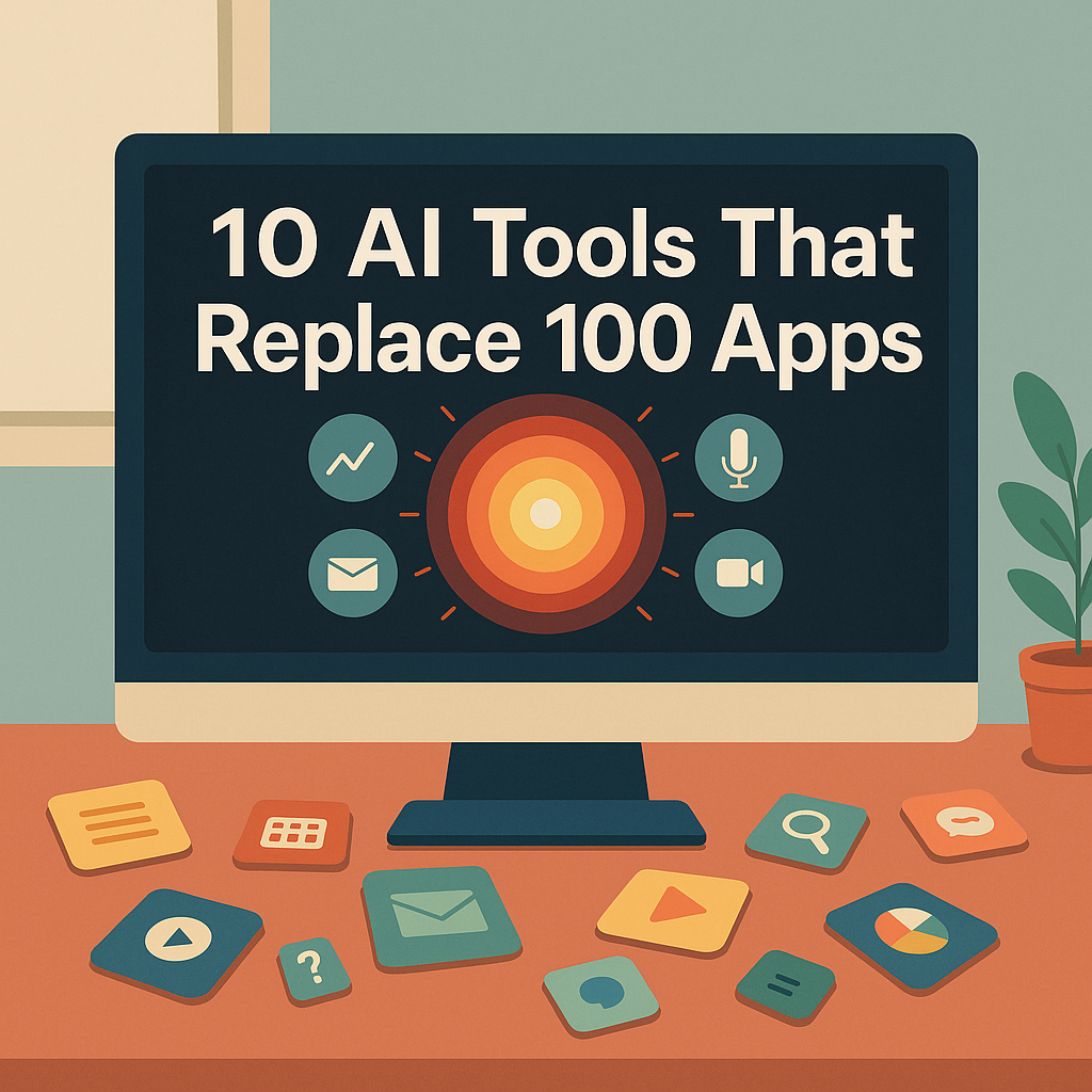10 AI Tools That Replace 100 Apps | by Mehmet AYDIN | Aug, 2025 | Medium