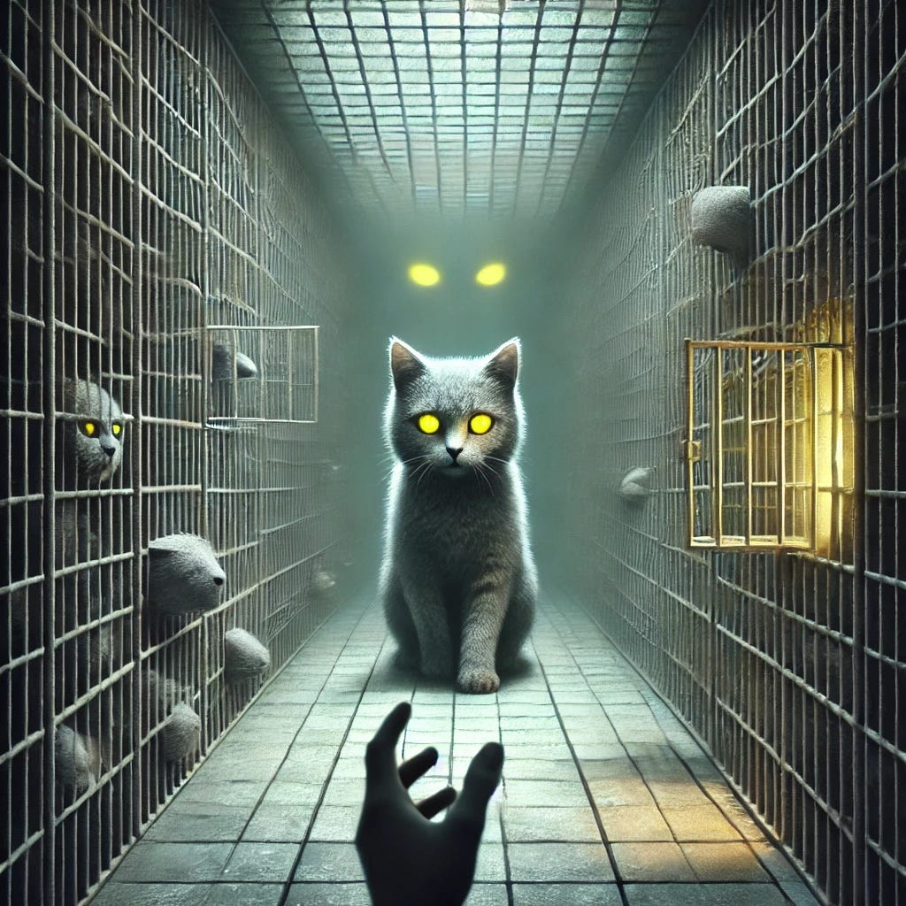 The Woman Cat. A door is opened and my eyes slowly… | by it's somewhere ...