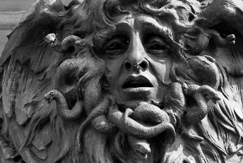 Through the Eyes of Medusa. In the waning hours of dawn, a gust of ...