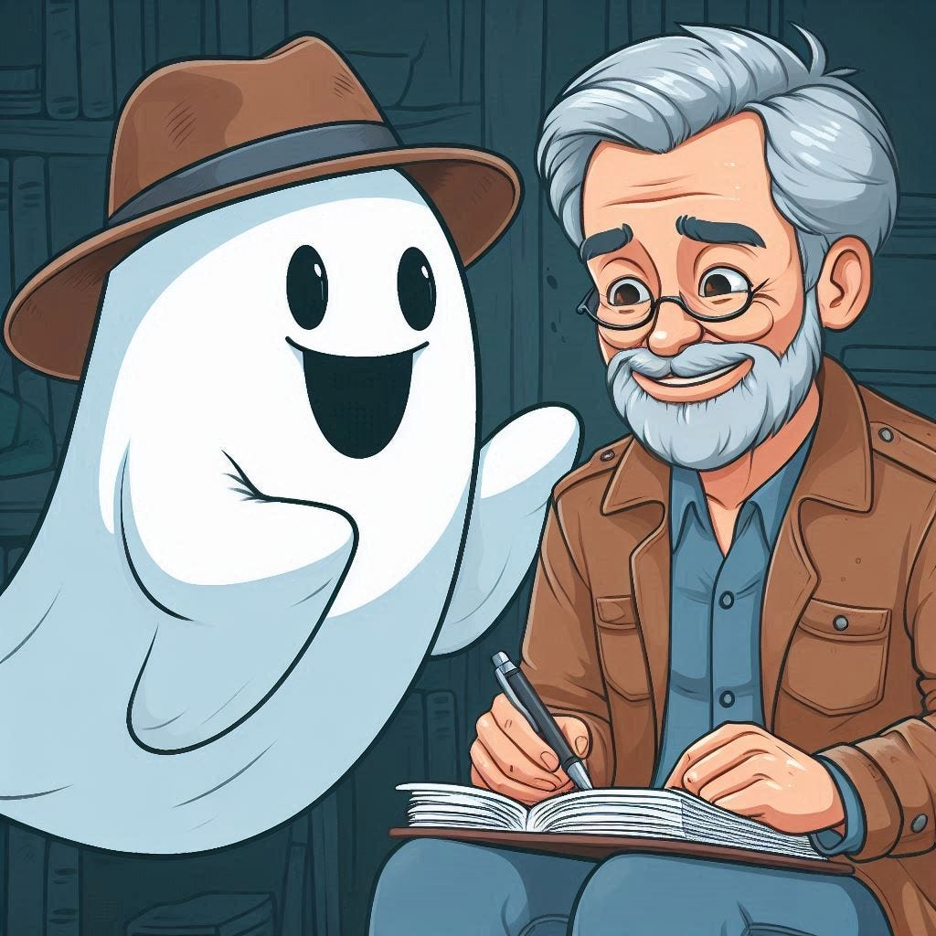 Ghost. Dialog only. OCTOBER PROMPT/ You’re… | by Dreedwhittaker ...